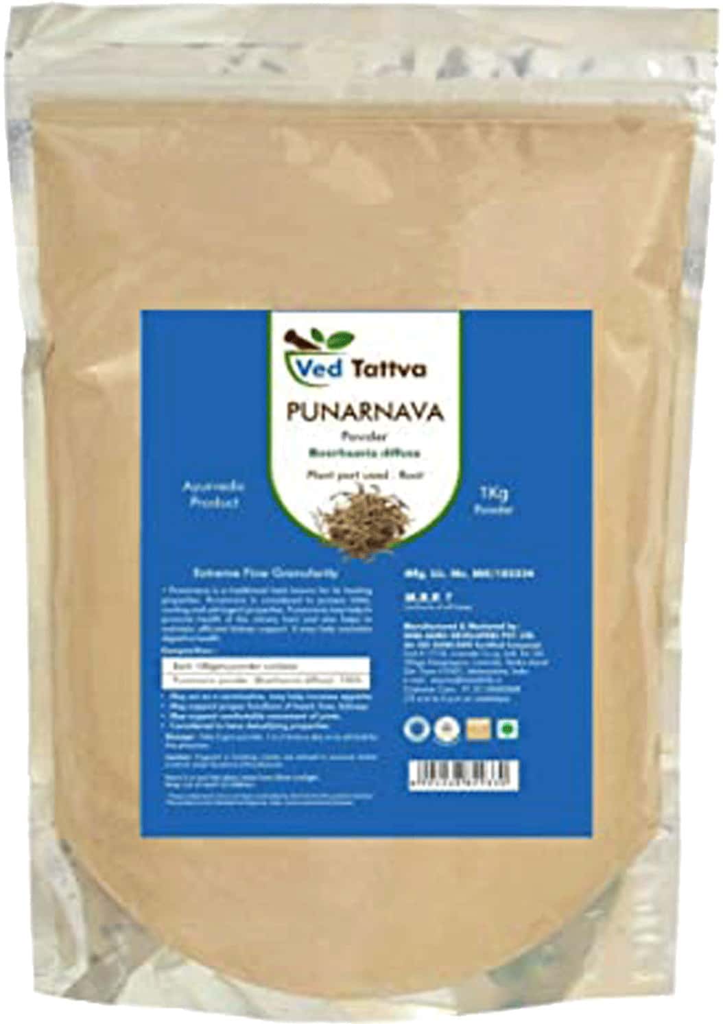 Buy VED TATTVA PUNARNAVA POWDER - 1 KG (PACK OF 4) Online & Get Upto 60 ...