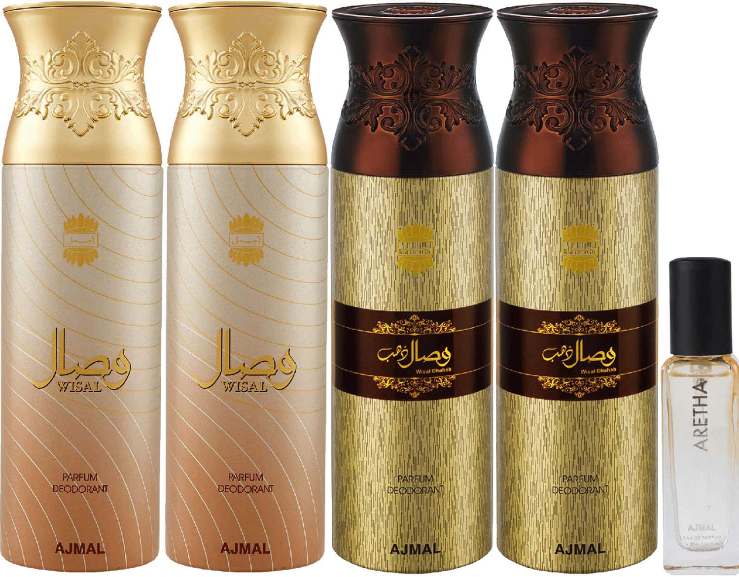 Buy AJMAL WILD WATERS & PRIMITIVE FOREST EDT EACH 250ML & ARETHA EDP ...