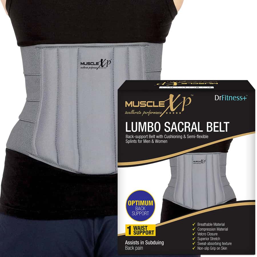 Buy PHARMEASY LUMBAR SACRO SUPPORT BELT- BACK PAIN RELIEF AND SACRAL ...