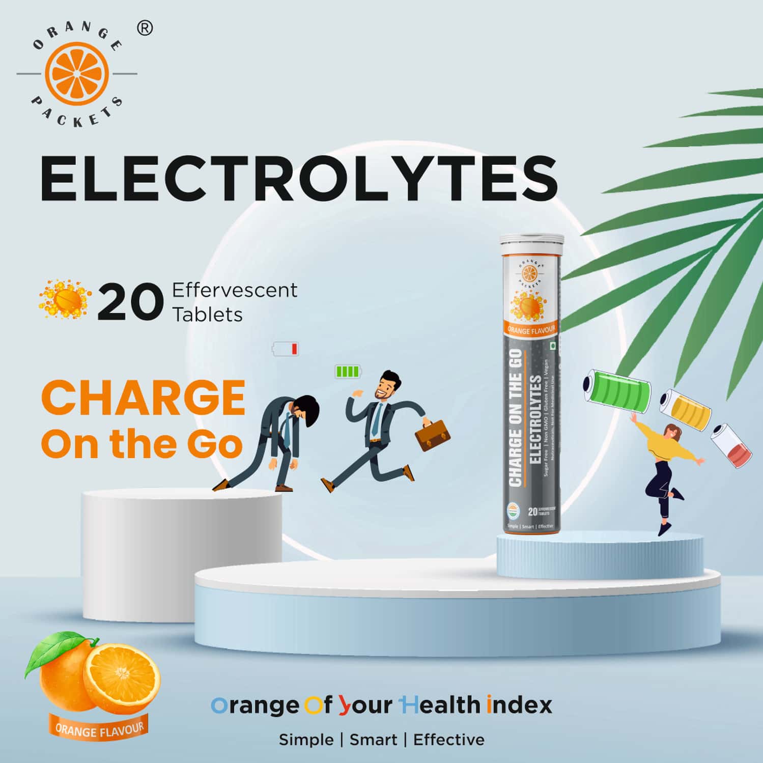 Buy 1 BOTTLE OF ELECTROLYTES EFFERVESCENT TABLETS, 20 TABLETS PER ...