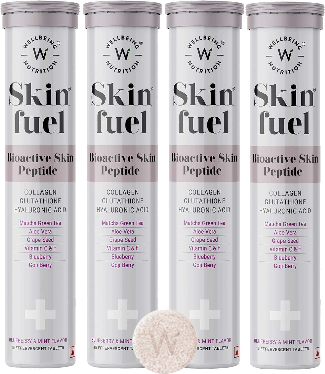 Buy WELLBEING NUTRITION SKIN FUEL JAPANESE COLLAGEN, L-GLUTATHIONE ...