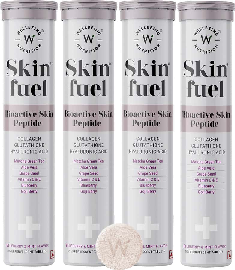 Buy WELLBEING NUTRITION SKIN FUEL JAPANESE COLLAGEN, L-GLUTATHIONE ...