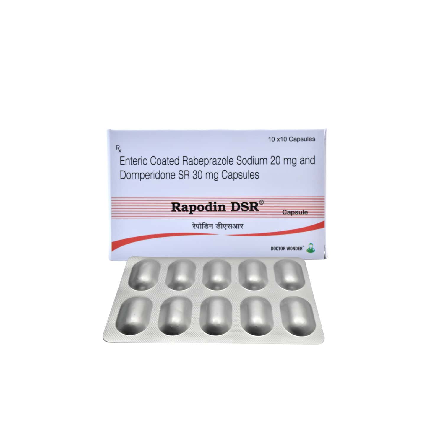 Buy Rapodin Dsr Strip Of 10 Capsules Online at Flat 15% OFF | PharmEasy