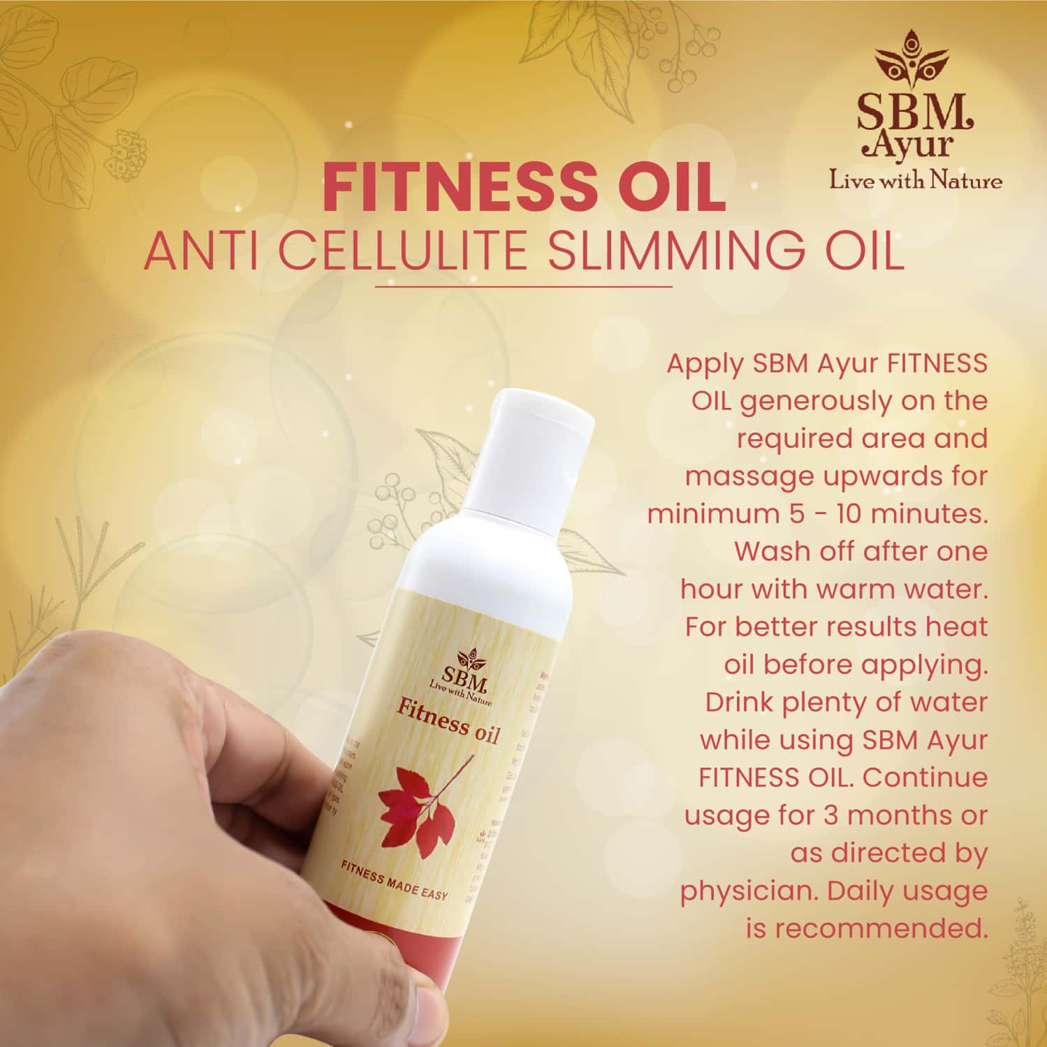 Buy SBM FITNESS OIL Online & Get Upto 60% OFF at PharmEasy
