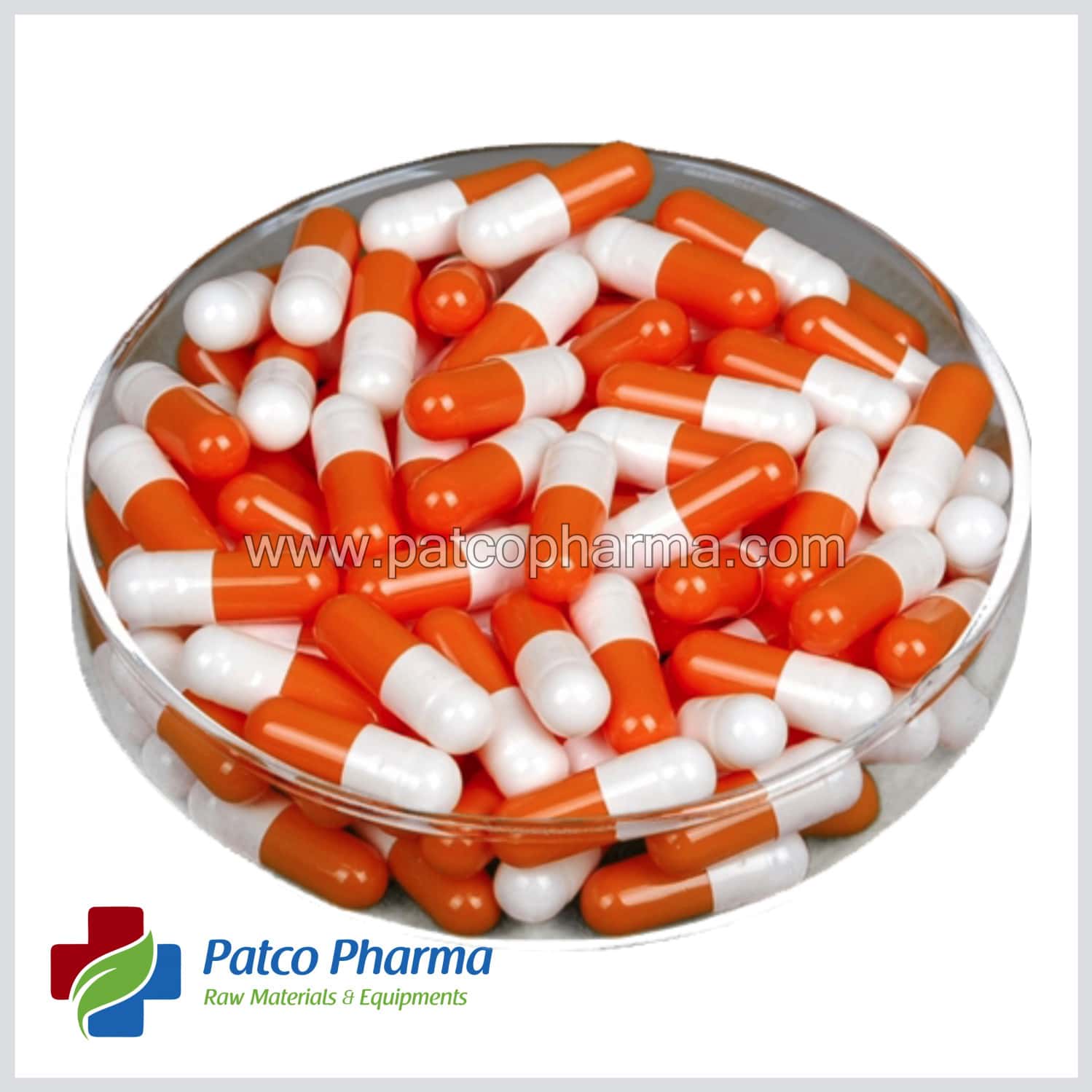 Buy PATCO PHARMA - SIZE 00 ORANGE/WHITE EMPTY GELATIN PILL CAPSULE ...