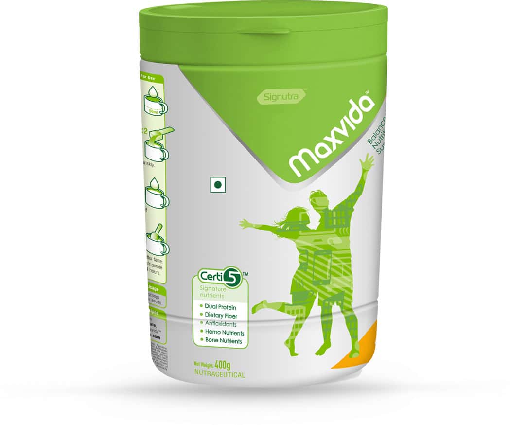 Buy MAXVIDA BALANCED NUTRITION MANGO NUTRITION SUPPLEMENT JAR OF 400 G ...