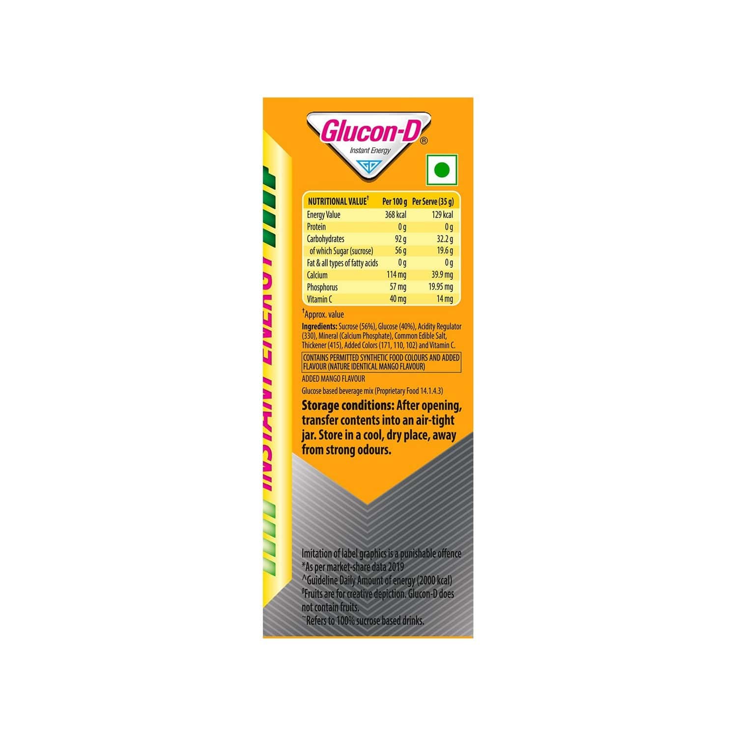 Buy GLUCON D MANGO HEALTH FOOD BOX OF 450 G Online & Get Upto 60% OFF at PharmEasy