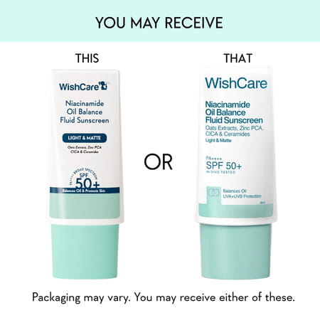 Buy WISHCARE NIACINAMIDE OIL BALANCE SUNSCREEN SPF 50 PA++++ LIGHT ...