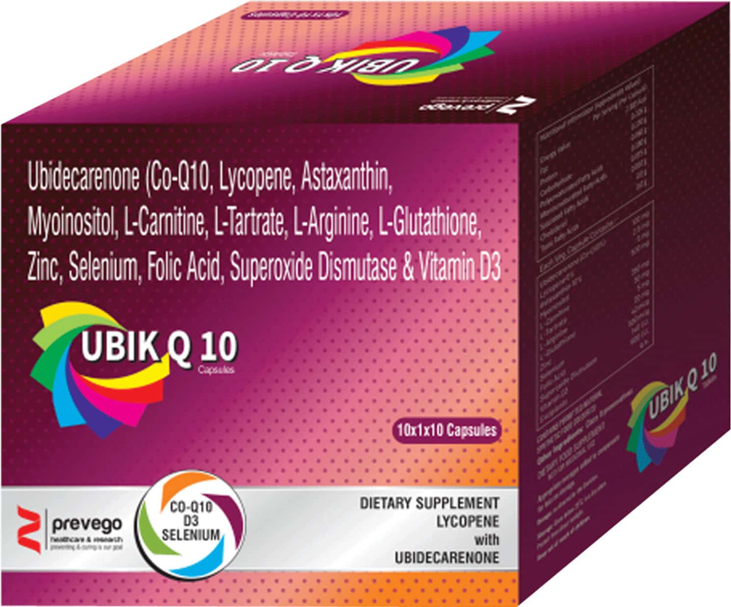 Buy Ubik Q 10 Strip Of 10 Capsules Online at Flat 15% OFF | PharmEasy