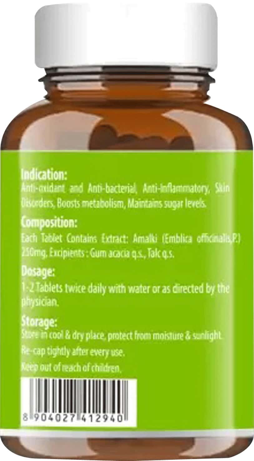 Buy BAIDYANATH AMLAKI (AMLA) TABLETS | HELPS TO BUILD IMMUNITY| 60 TB ...