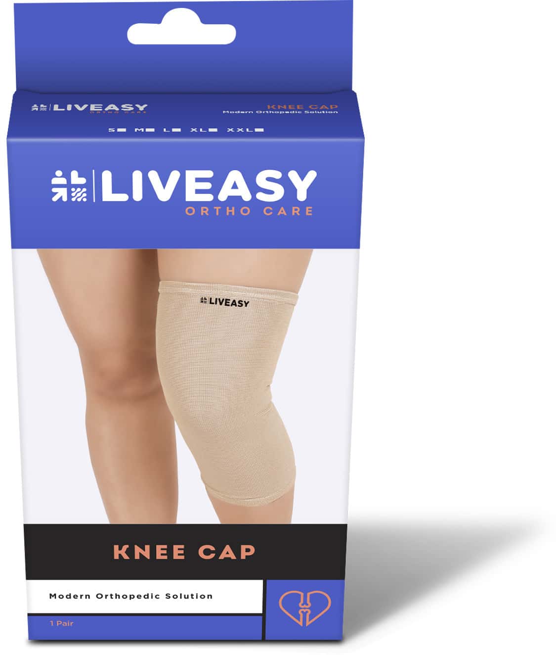 Buy LIVEASY ORTHO CARE KNEE CAP (PAIR) - MODERN ORTHOPEDIC SOLUTION ...