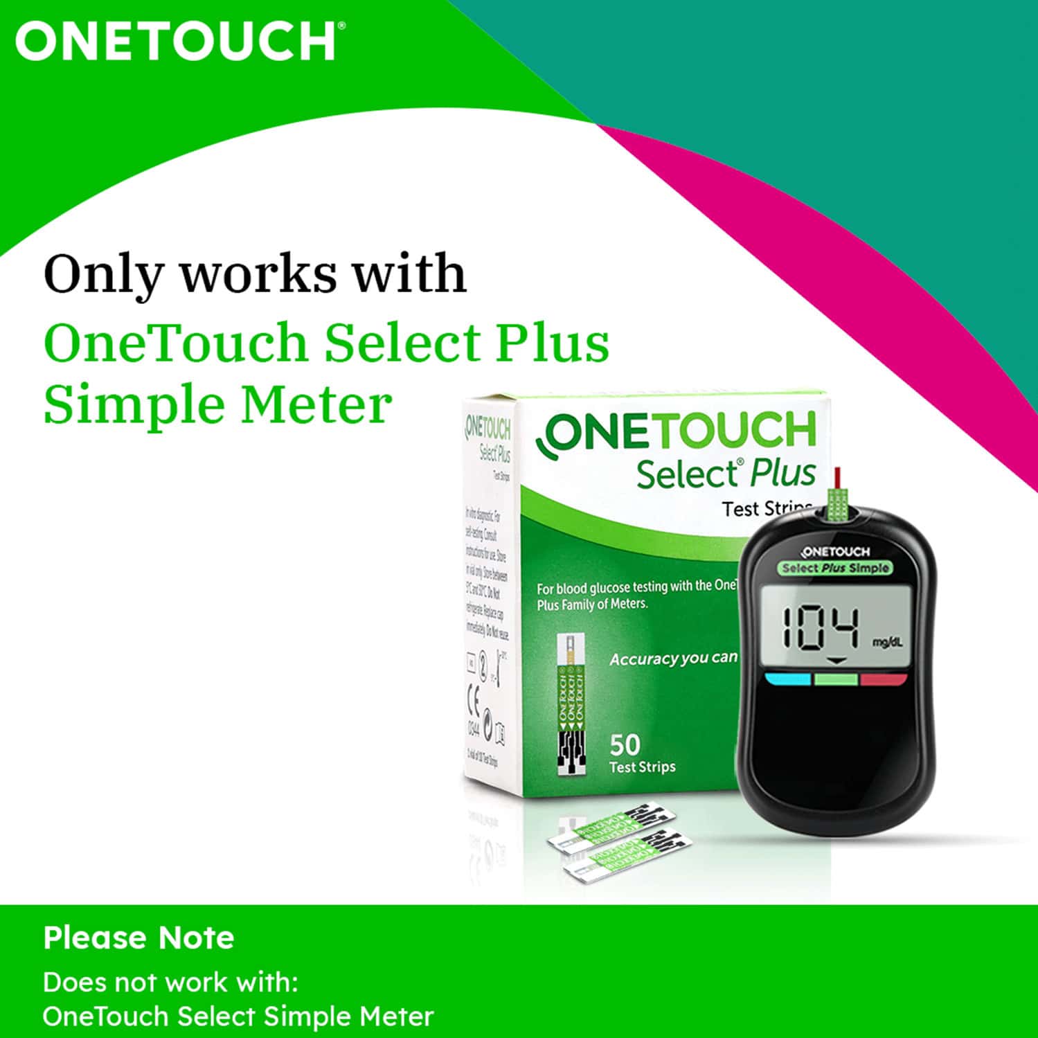 Buy ONETOUCH SELECT PLUS TEST STRIPS|FOR USE WITH ONETOUCH SELECT PLUS ...