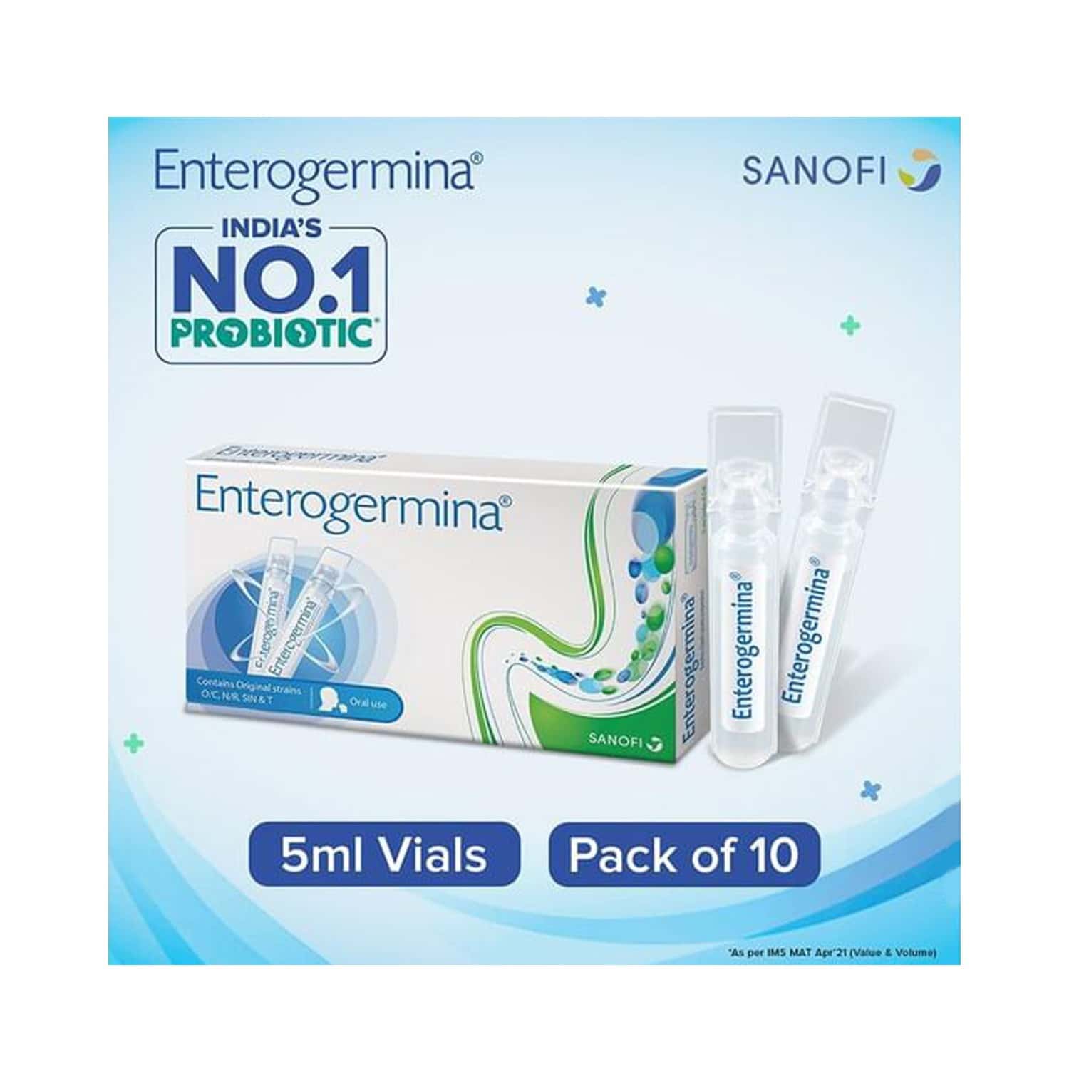 Buy ENTEROGERMINA BOTTLE OF 5ML SUSPENSION Online & Get Upto 60% OFF at ...