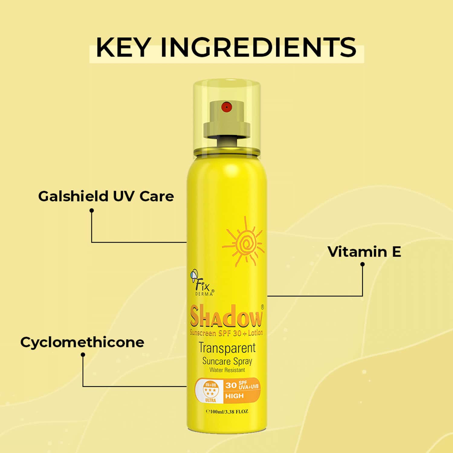 Buy FIXDERMA SHADOW 30 SPRAY LOTION 100ML Online & Get Upto 60% OFF at ...