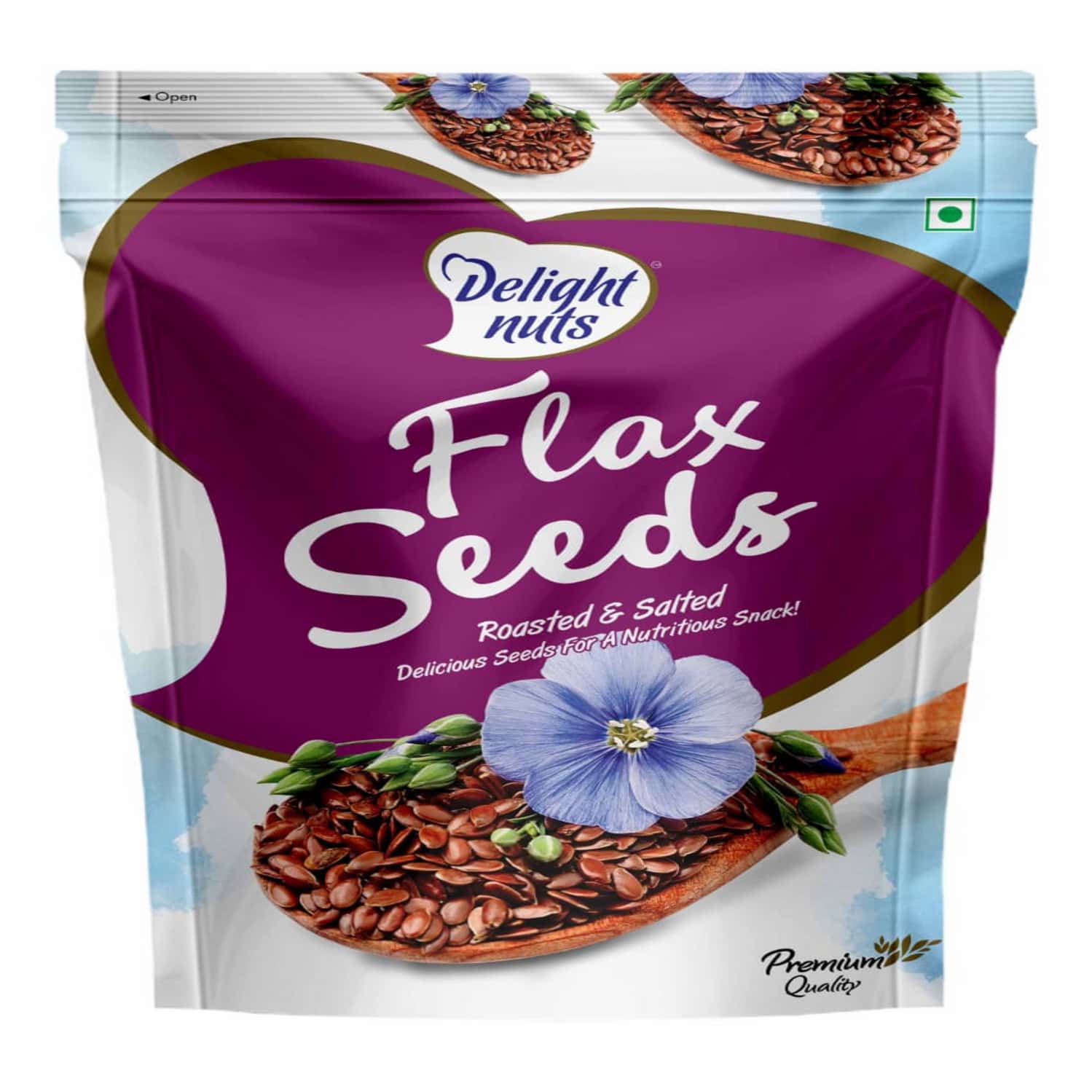 Buy DELIGHT NUTS FLAX SEEDS ROASTED AND SALTED 200GM Online & Get Upto ...