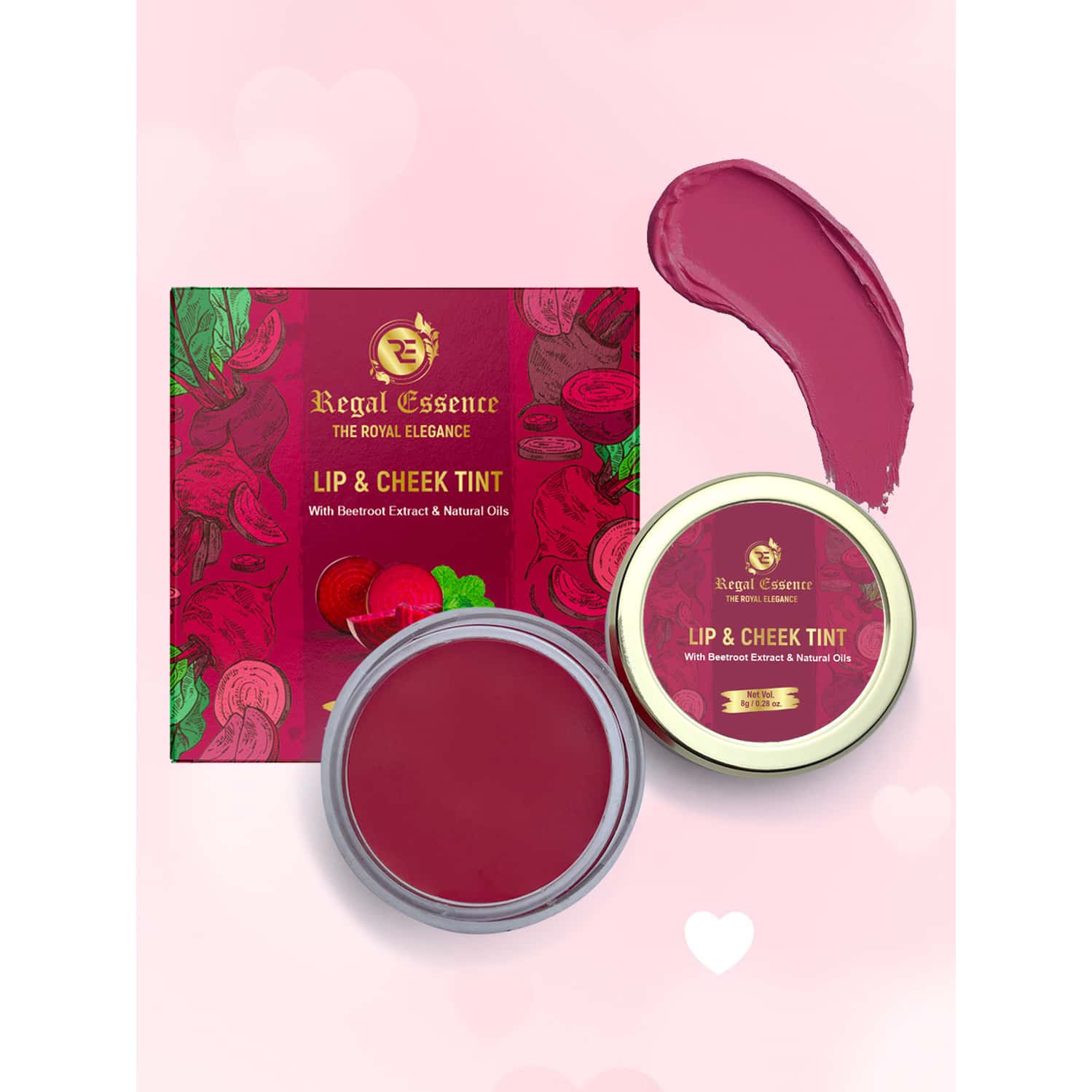 Buy REGAL ESSENCE LIP & CHEEK TINT, BEETROOT EXTRACT, MATTE FINISH, 8G ...