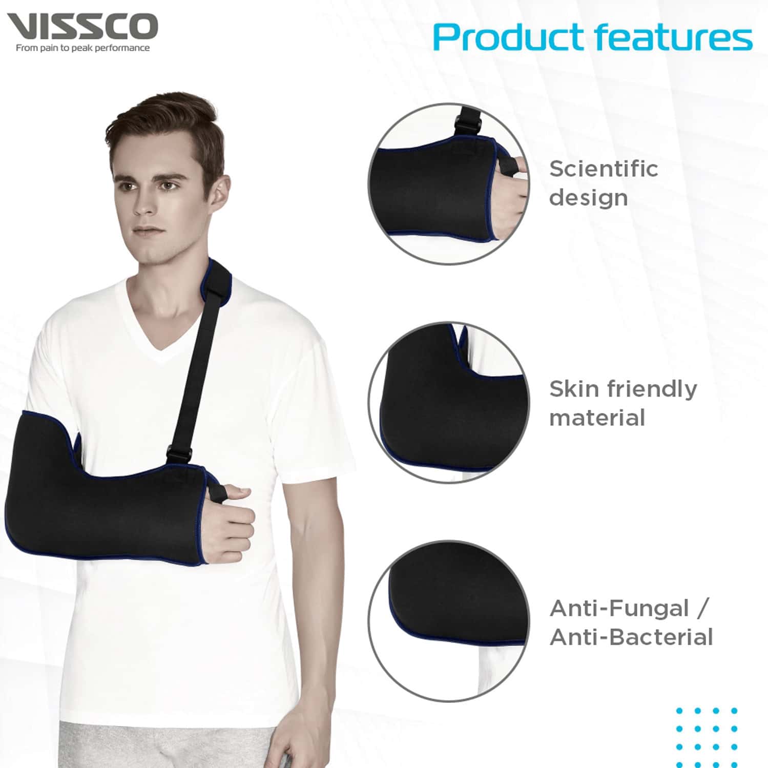 Buy VISSCO TROPICAL ARM SLING | PROVIDES STABILITY TO THE SHOULDER ...