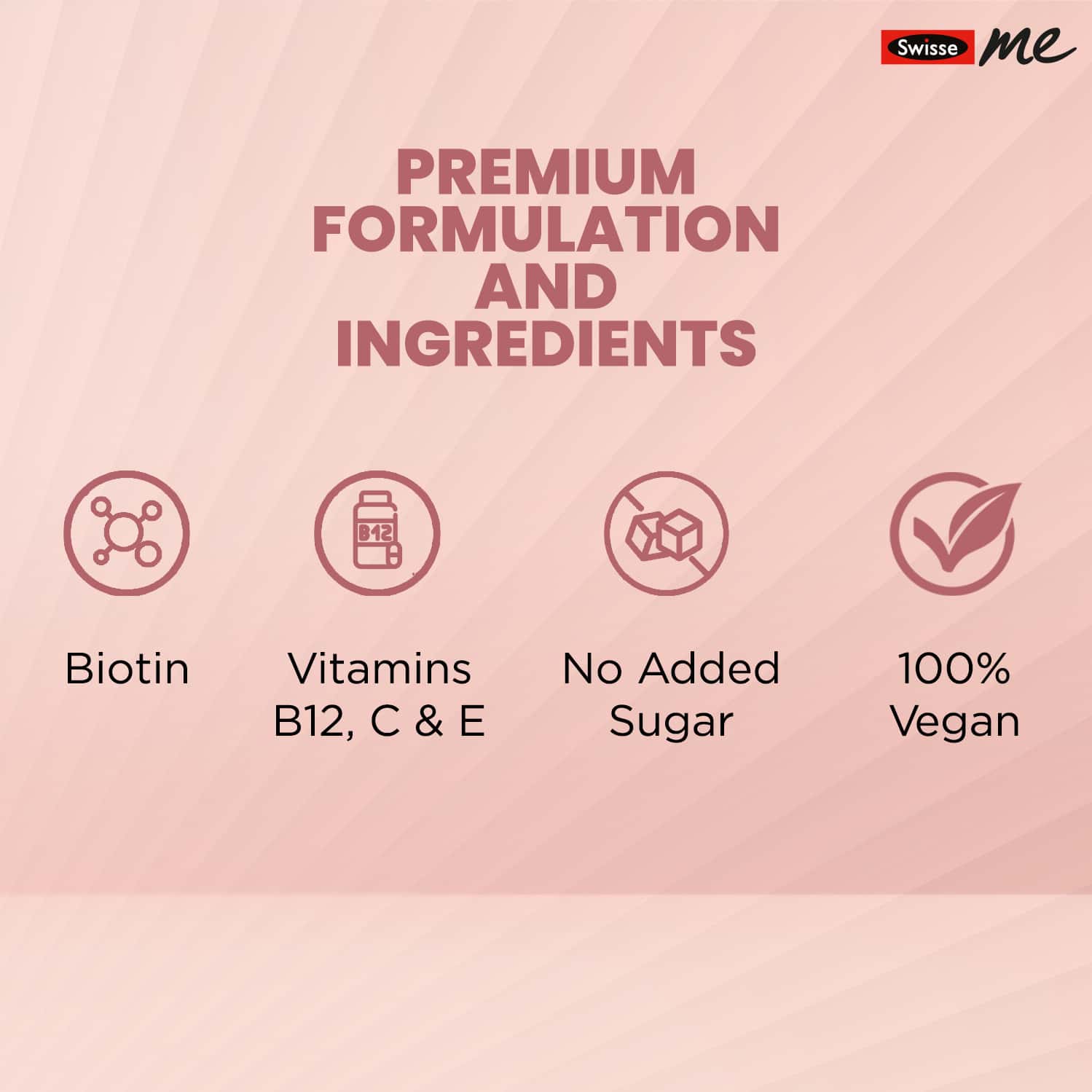 Buy SWISSE ME BIOTIN GUMMIES FOR HEALTHY HAIR SKIN & NAILS STRAWBERRY FLAVOUR BOTTLE OF 30 ...