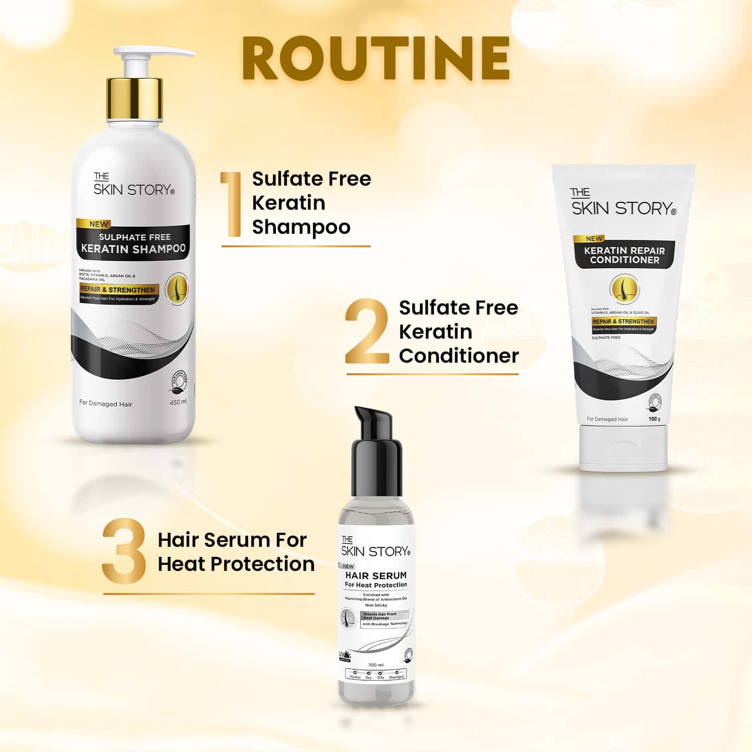 Buy THE SKIN STORY SULPHATE FREE KERATIN CONDITIONER, 100G Online & Get ...