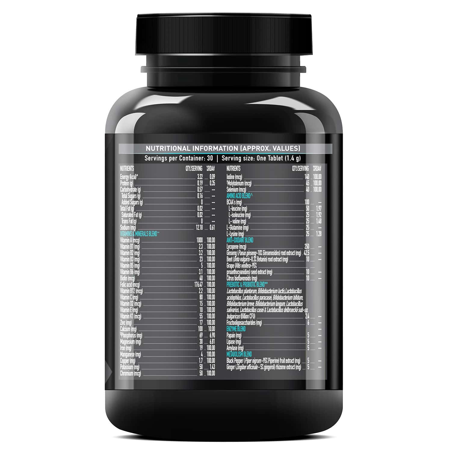 Buy MUSCLEBLAZE MULTIVITAMIN WITH IMMUNITY BOOSTERS AND DIGESTIVE ...