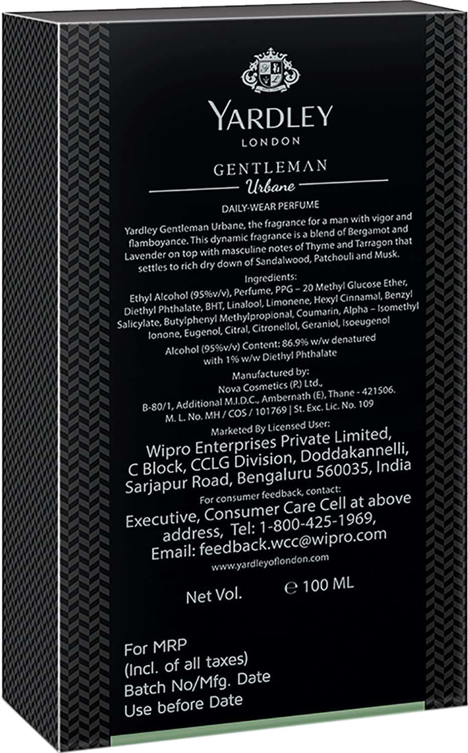 Buy YARDLEY LONDON GENTLEMAN URBANE DAILY WEAR PERFUME(EDC) FOR MEN ...