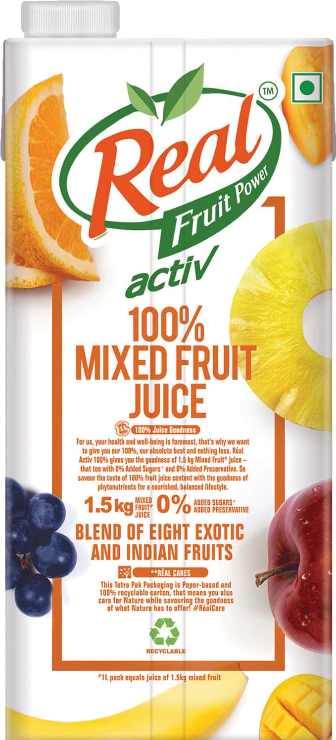 Buy REAL ACTIV MIXED FRUIT JUICE-1L Online & Get Upto 60% OFF at PharmEasy