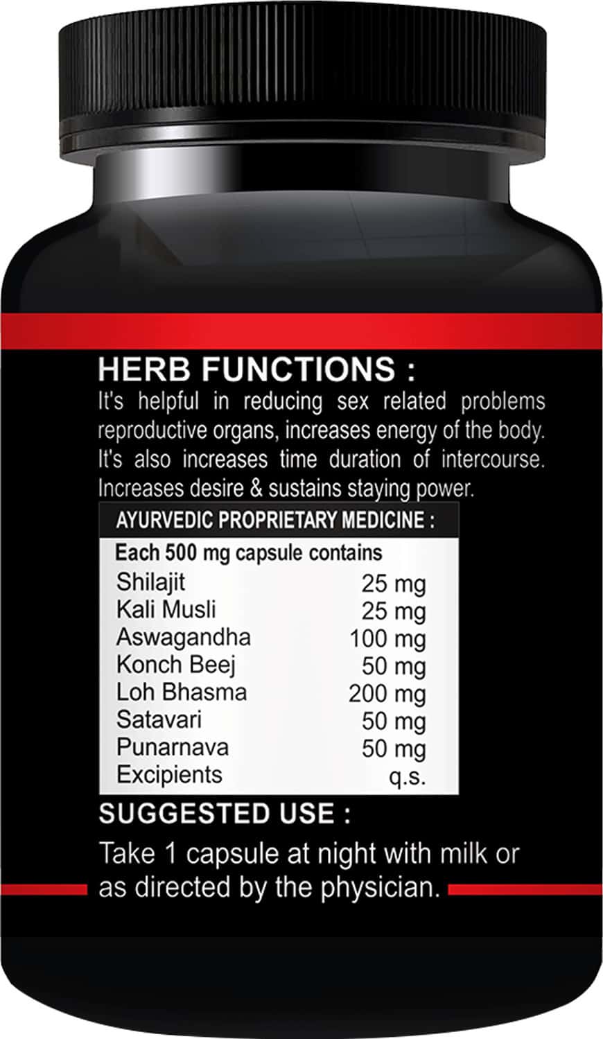 Buy RIFFWAY MAX MOOD AYURVEDIC CAPSULES FOR REDUCE WEAKNESS IN MALE ...