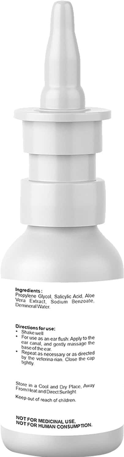Buy PETVIT EAR CLEANER FOR ANTI- BACTERIAL PREVENTS EAR DISCHARGE & ODO ...
