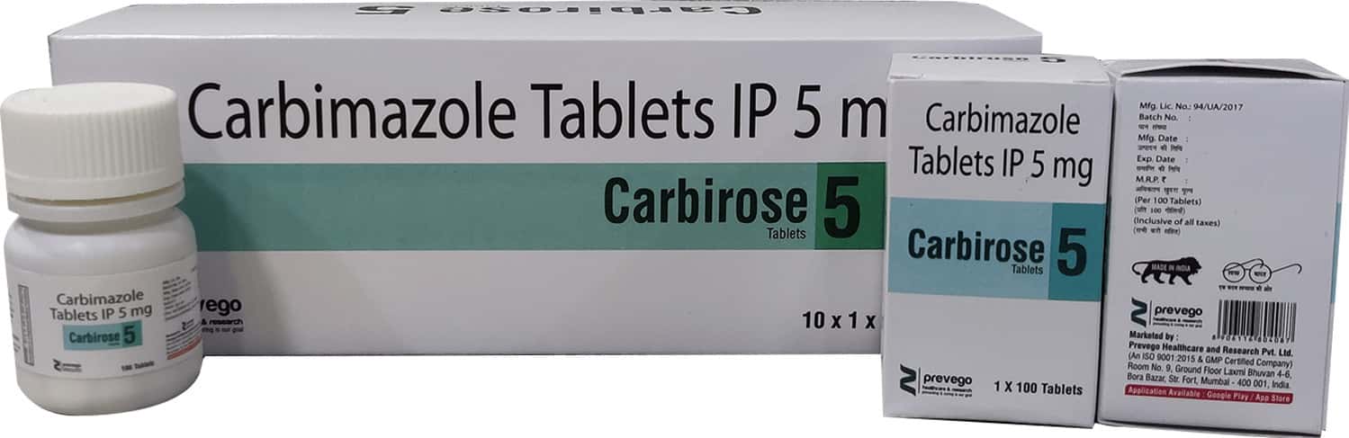 Carbirose 5 MG Tablet (100): Uses, Side Effects, Price & Dosage | PharmEasy