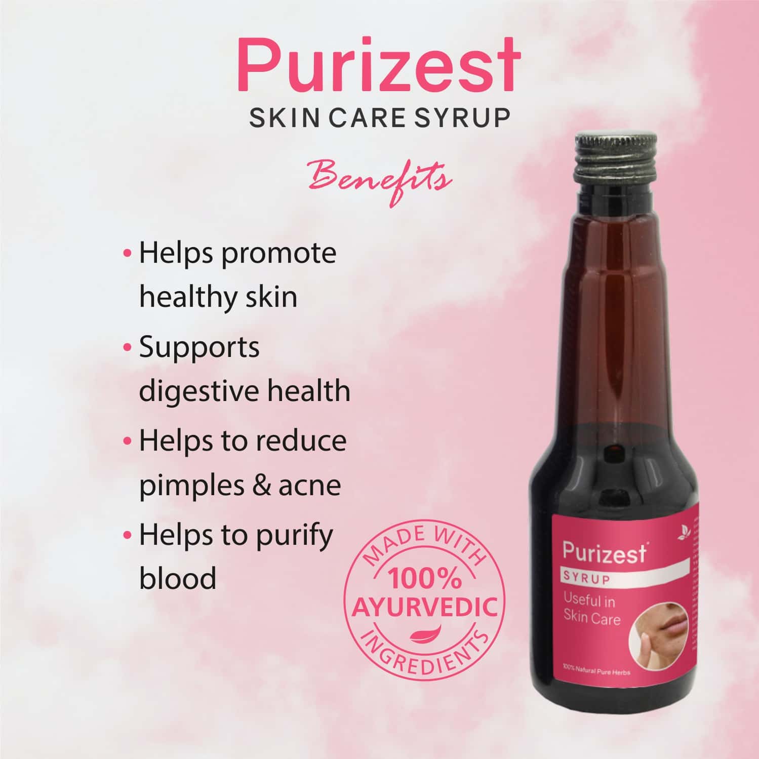 Buy PURIZEST SYRUP 200 ML | AYURVEDIC BLOOD PURIFICATION SYRUP (PACK OF ...