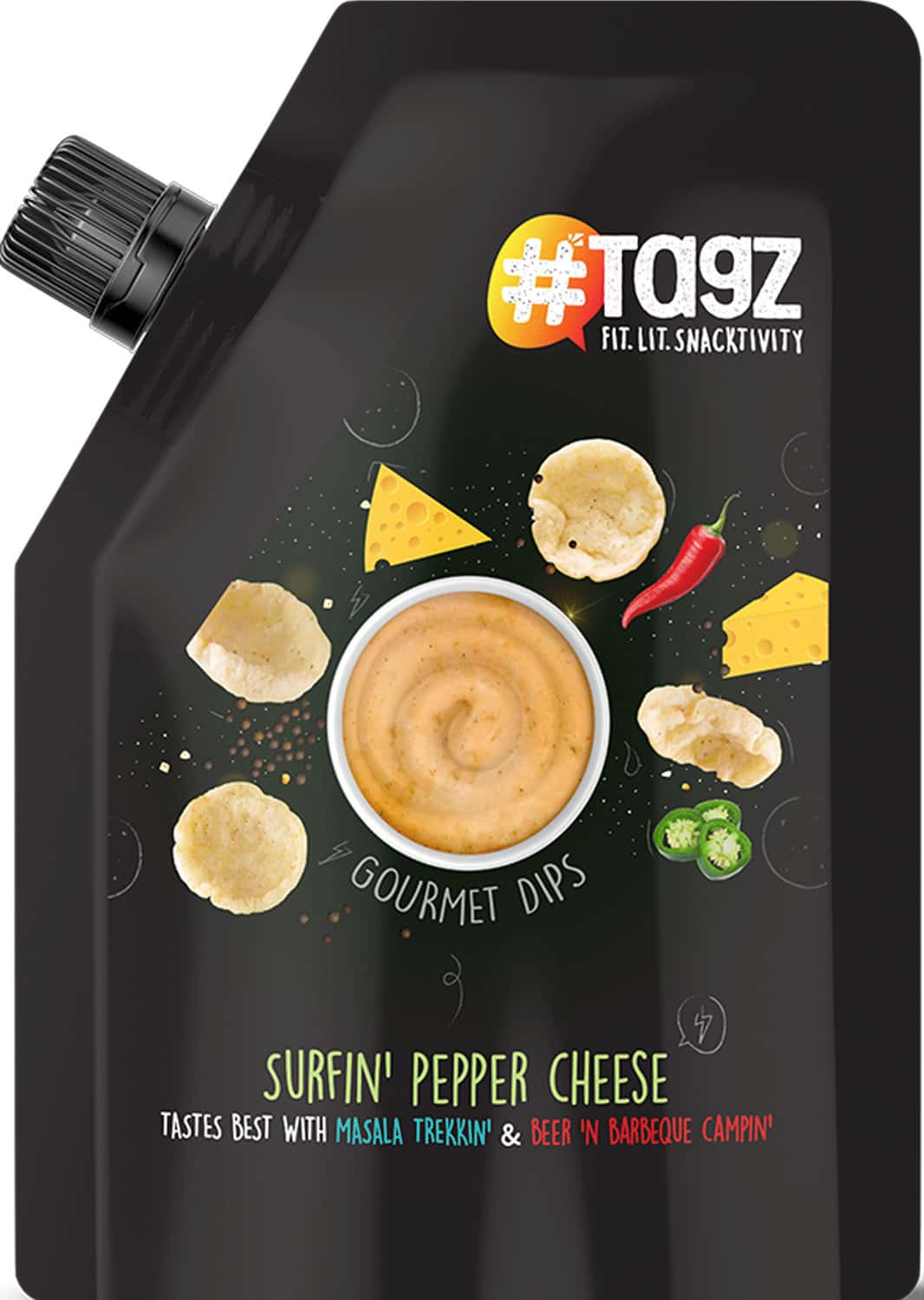 Buy TAGZ - ASSORTED + SRIRACHA DIP & PEPPER CHEESE DIP Online & Get ...