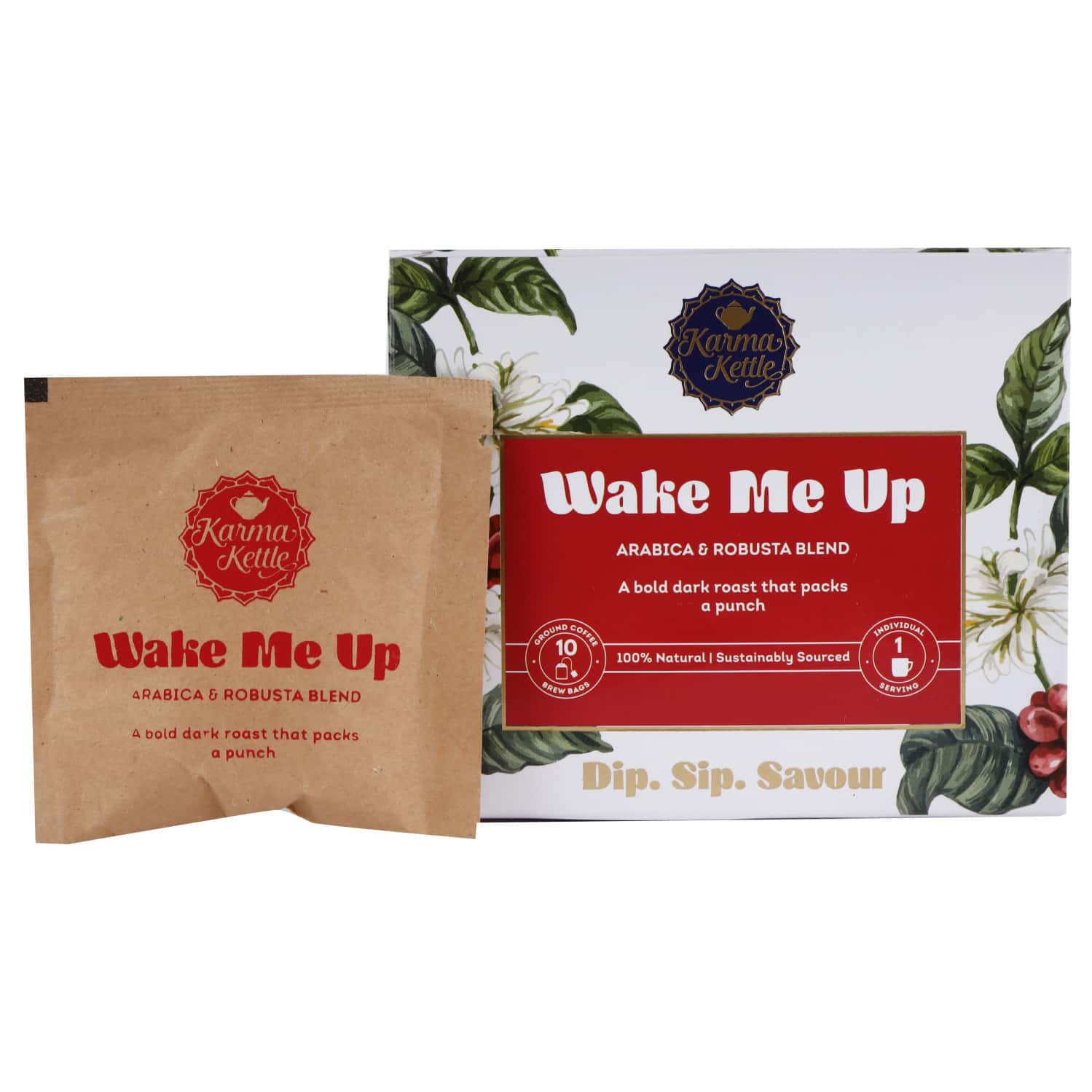 Buy KARMA KETTLE WAKE ME UP ARABICA AND ROBUSTA BLEND GROUND COFFEE ...