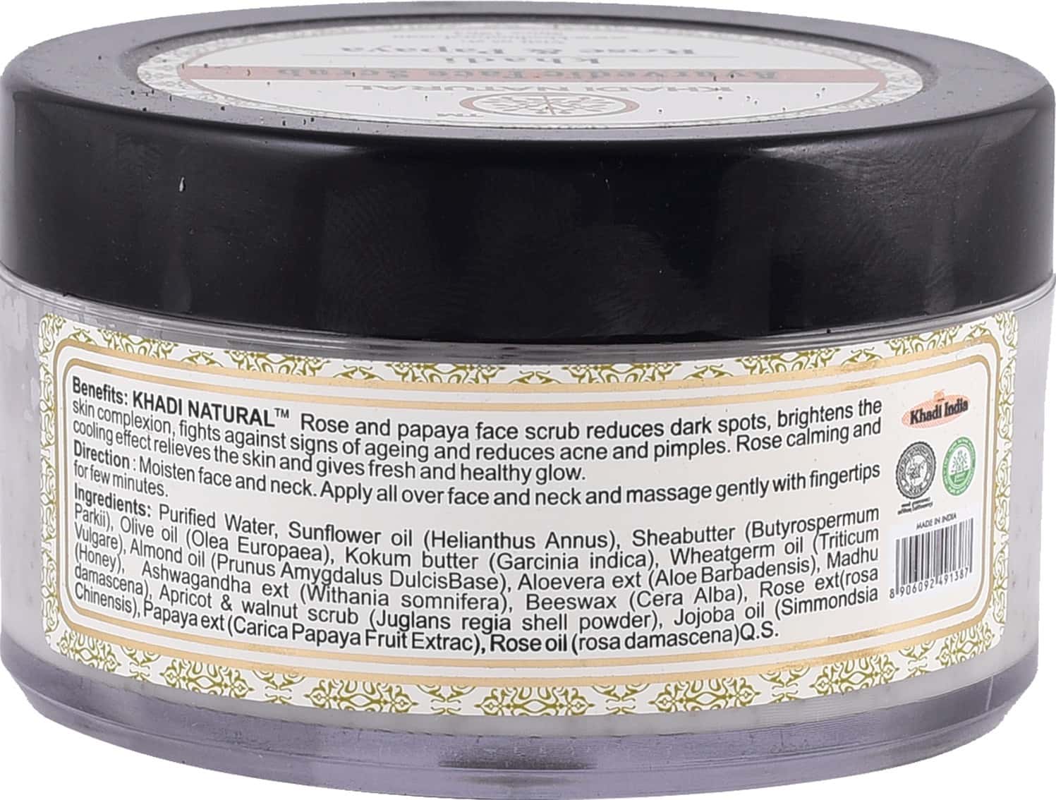 Buy KHADI NATURAL ROSE & PAPAYA FACE SCRUB 50 GM Online & Get Upto 60% OFF at PharmEasy