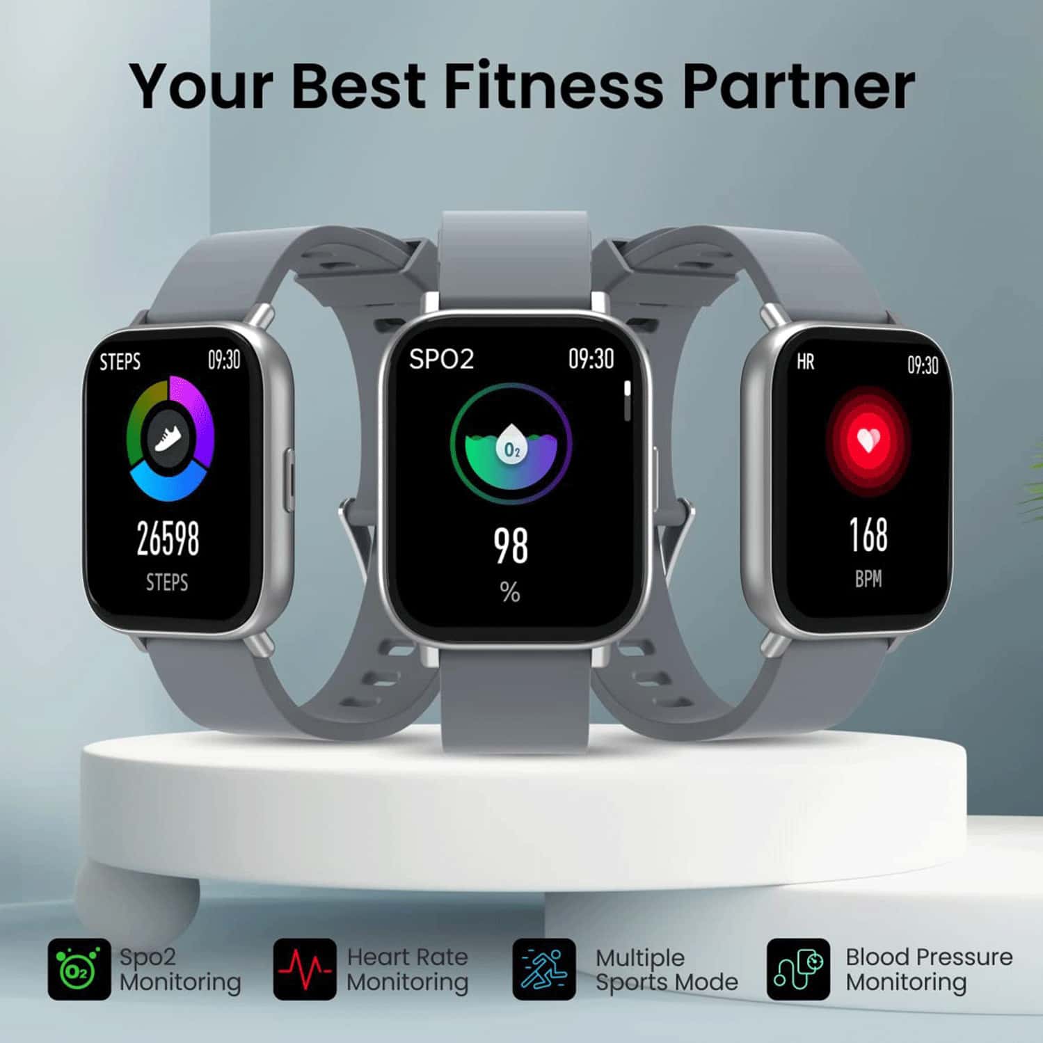 Buy PORTRONICS KRONOS Y1 POR-1429 - SMART WATCH, GREY Online & Get Upto ...