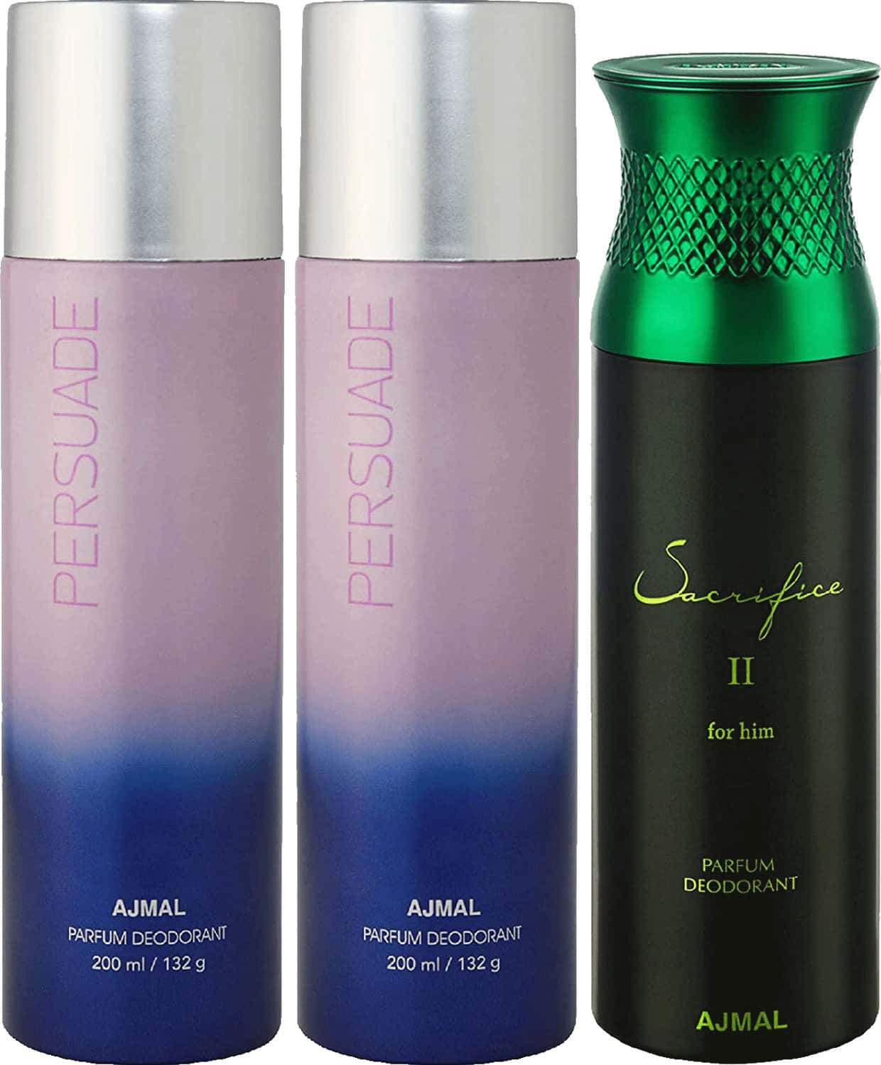 Buy AJMAL 1 DISTRACTION FOR MEN & WOMEN & 2 SACRIFICE II FOR HIM FOR ...