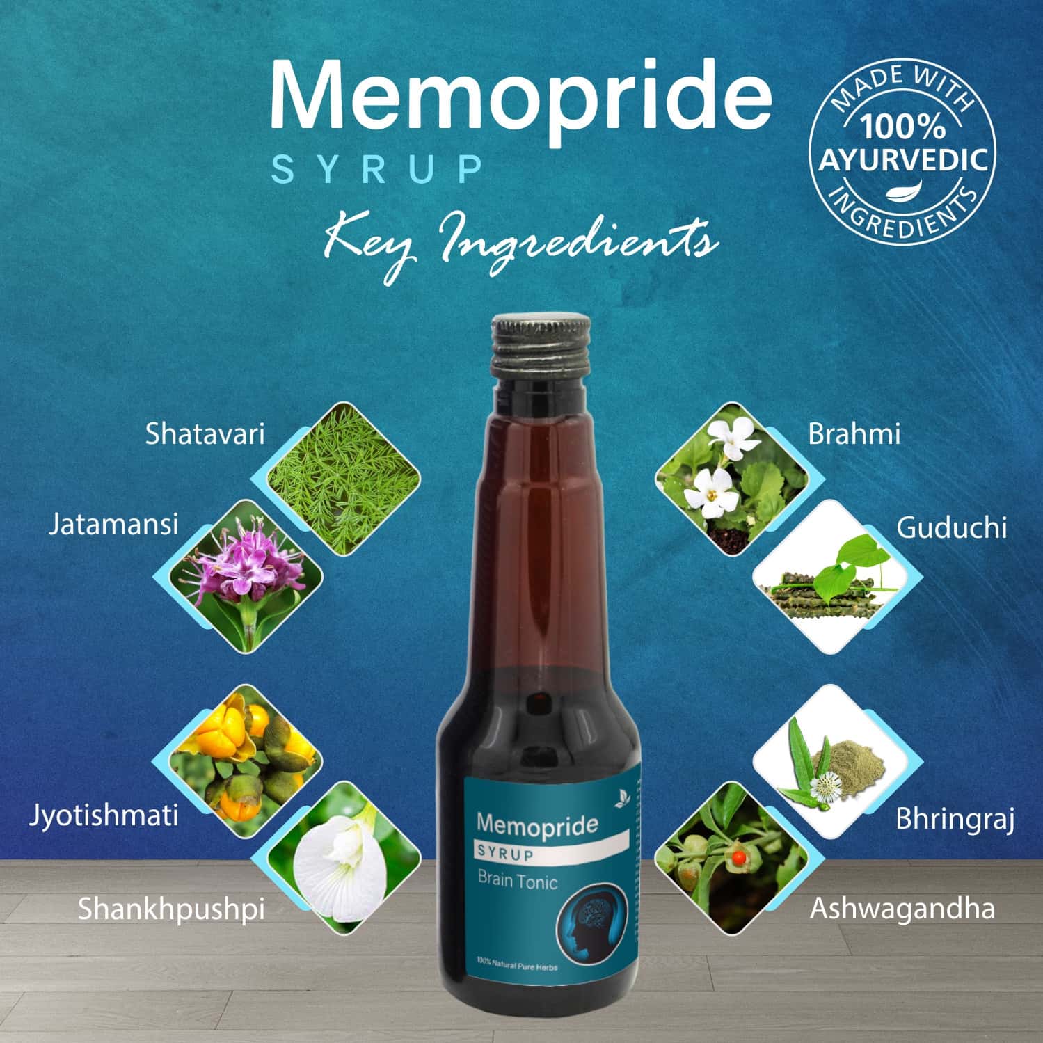 Buy MEMOPRIDE SYRUP 200 ML | BOOSTS MENTAL SHARPNESS & COGNITIVE ...