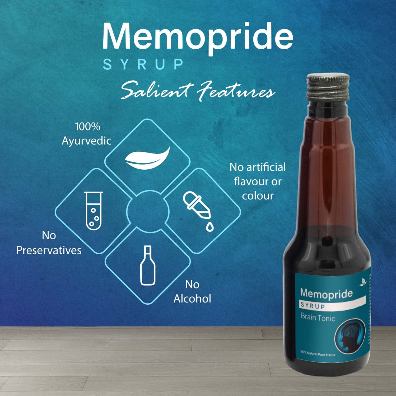 Buy MEMOPRIDE SYRUP 200 ML | BOOSTS MENTAL SHARPNESS & COGNITIVE ...