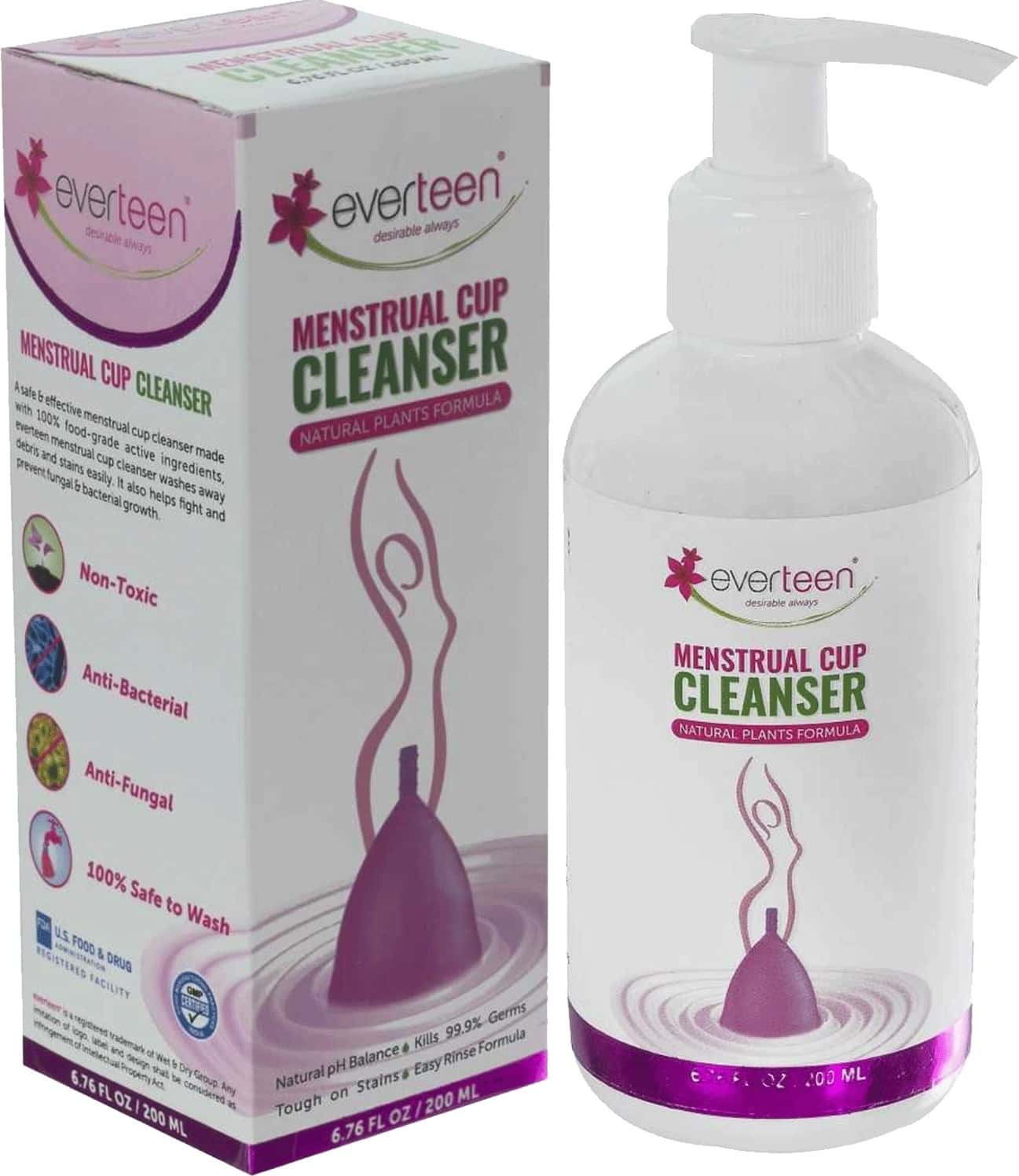Buy FLOREN MENSTRUAL CUP WASH PREVENTS INFECTIONS BLOOD STAINS REMOVES ...