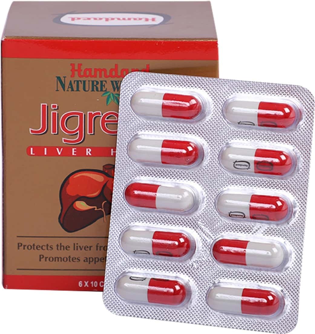 Buy HAMDARD NATURE WONDER JIGREEN LIVER HEALTH - 60 CAPSULES Online ...