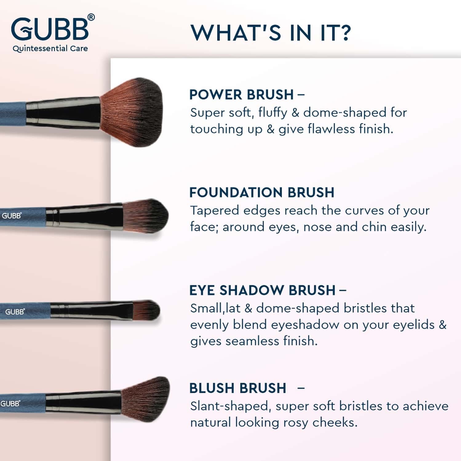 Buy GUBB 8 PROFESSIONAL MAKEUP BRUSHES Online & Get Upto 60% OFF at ...