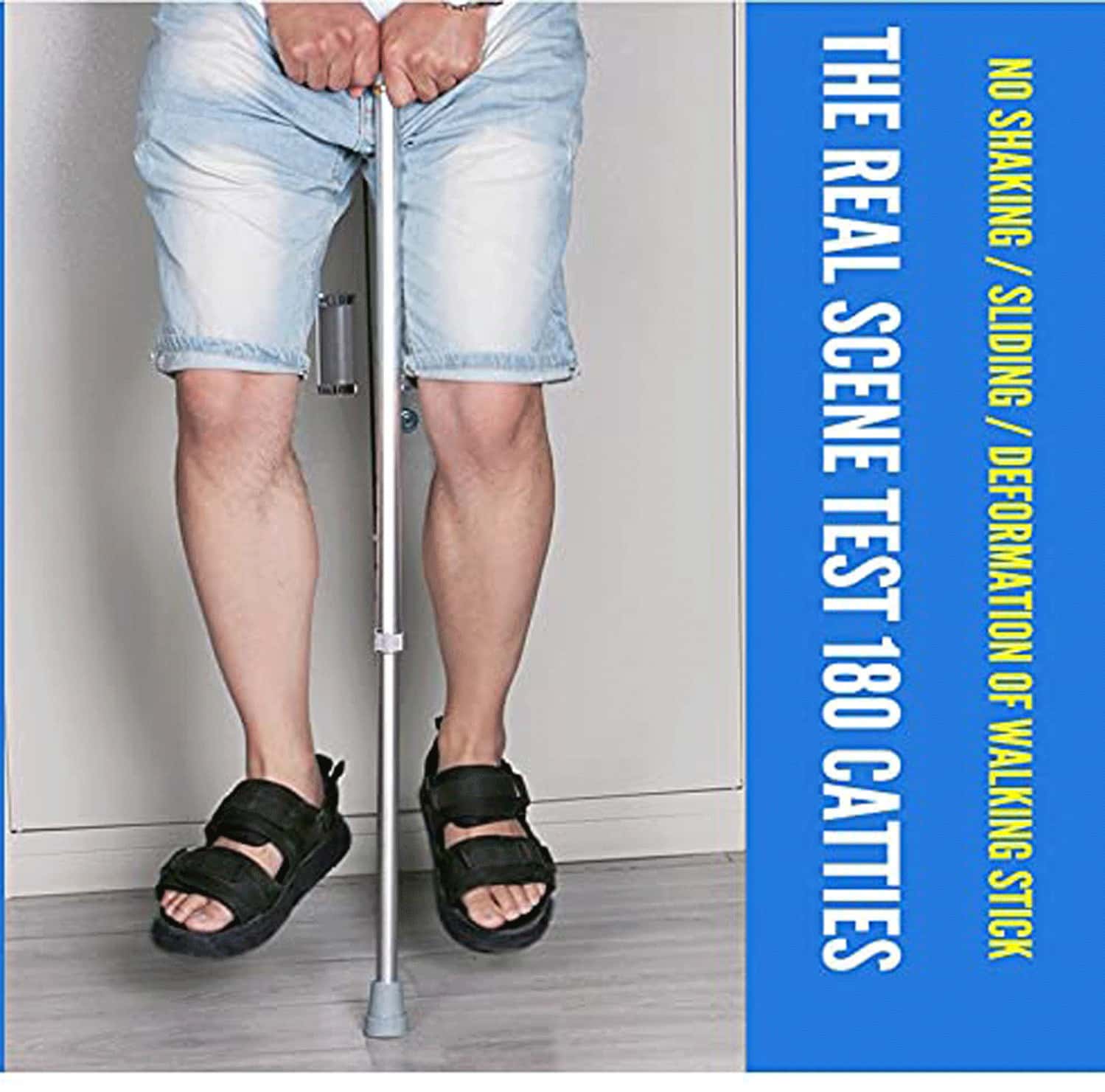 Buy GUARDIAN WALKING STICK FOR PATIENTS, UNISEX, ADJUSTABLE, ALUMINUM ...