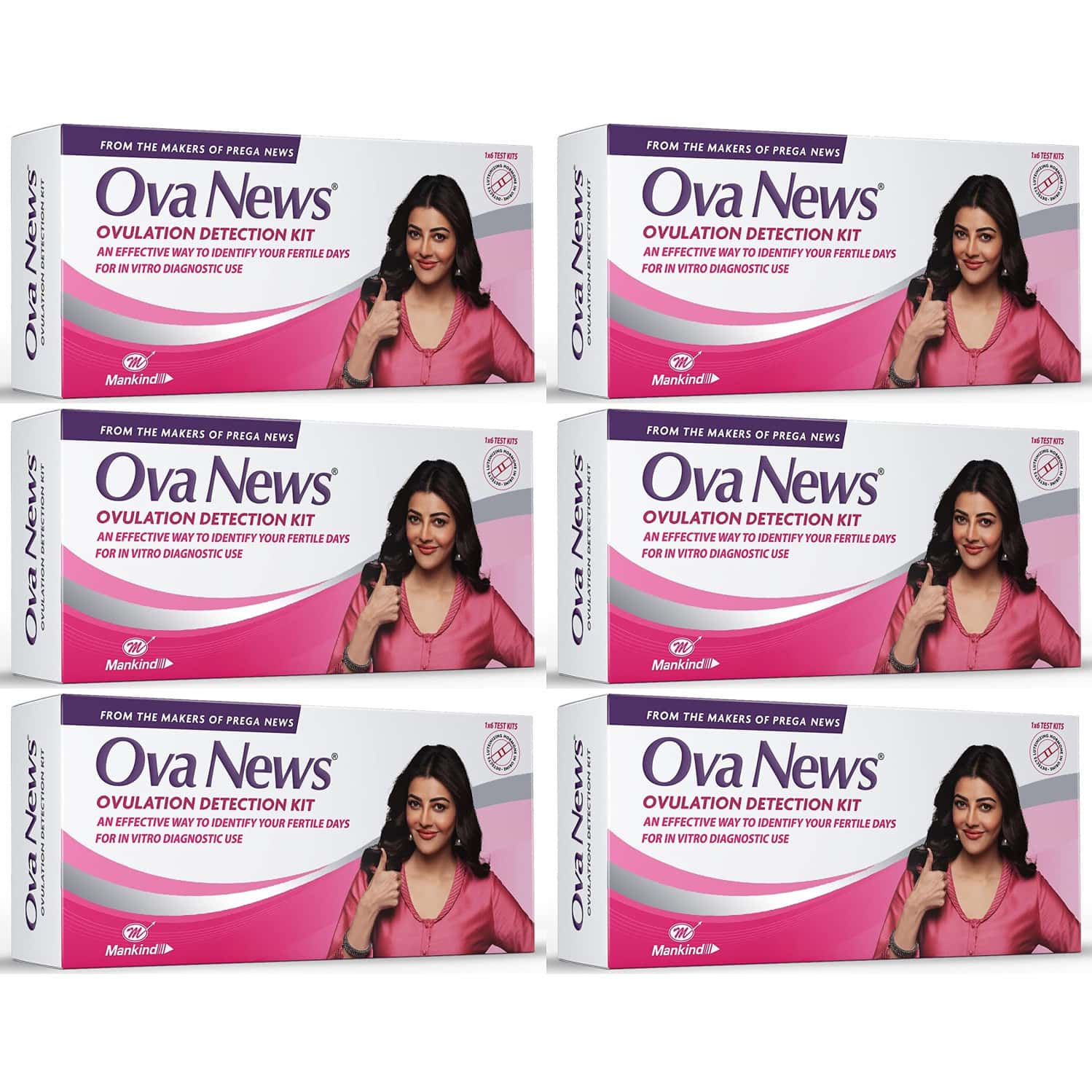 Buy OVA NEWS OVULATION DETECTION KIT BY MANKIND OVULATION KIT (36 TESTS ...
