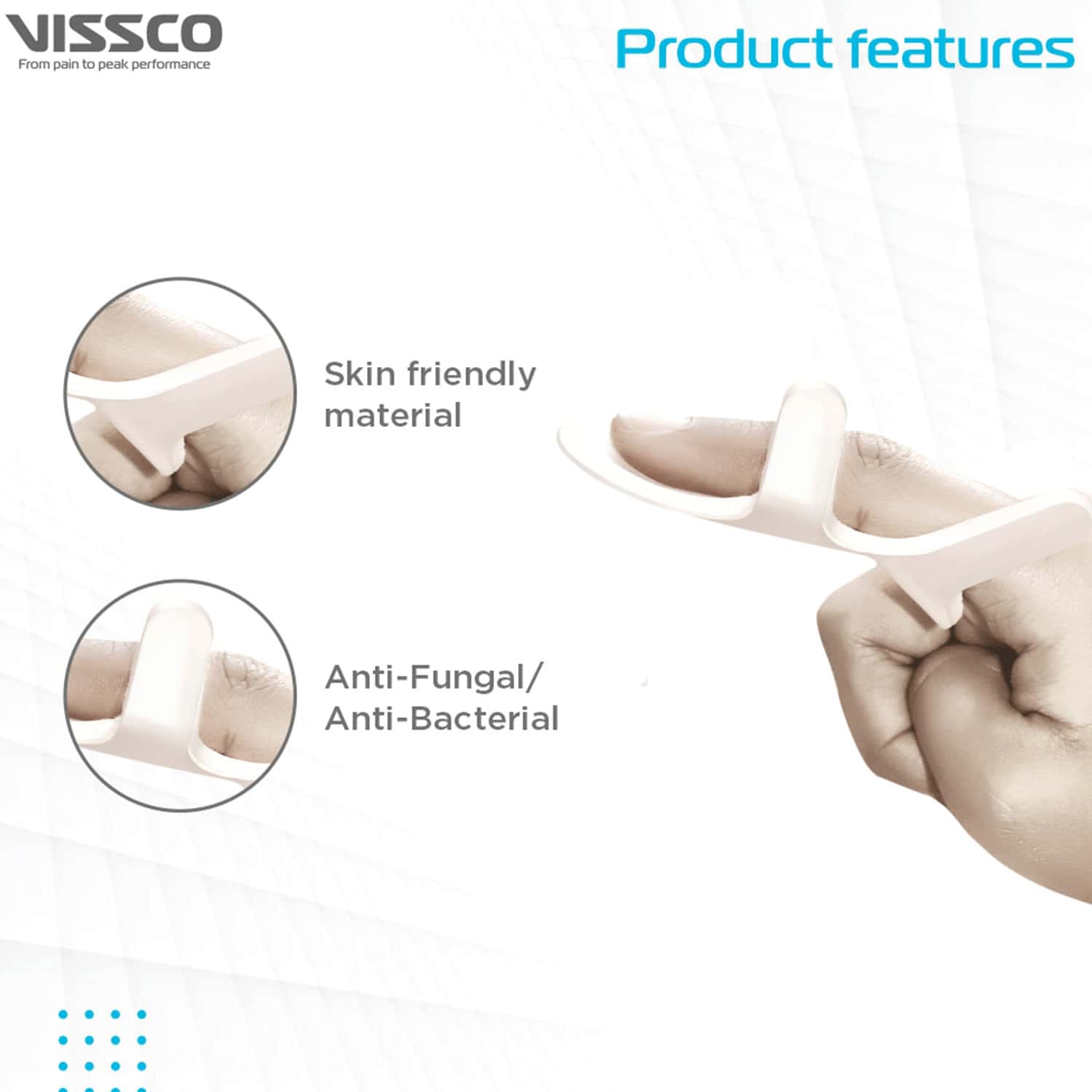 Buy VISSCO FINGER SUPPORT FOR METACARPAL FRACTURE | TENDON INJURY OF ...