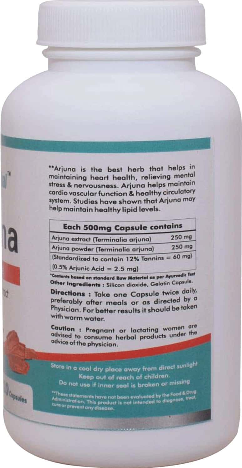 Buy WAY2HERBAL ARJUNA HEART CARE 500MG - 120 CAPSULES Online & Get Upto ...