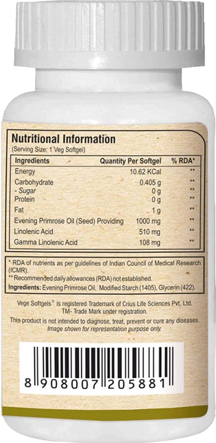 Buy PURE NUTRITION EVENING PRIMROSE OIL FOR WOMEN | SOURCE OF OMEGA 6 ...