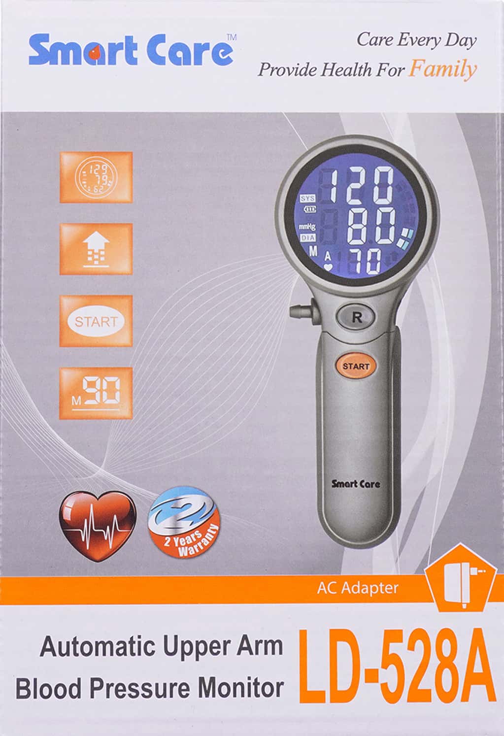 Buy SMARTCARE DIGITAL UPPER ARM CUFF ACCURATE AND PORTABLE BLOOD ...