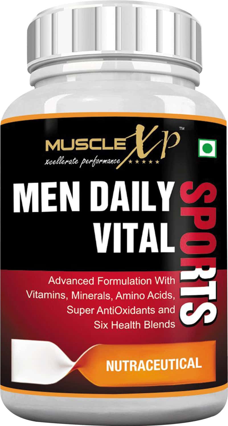 Buy MUSCLEXP RAW WHEY COMBO | RAW WHEY POUCH 1KG + MEN DAILY VITAL ...