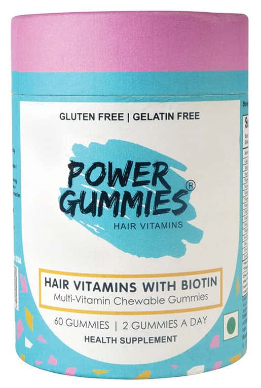 Buy Power Gummies Hair Vitamins With Biotin Multivitamin Gummies (1 ...