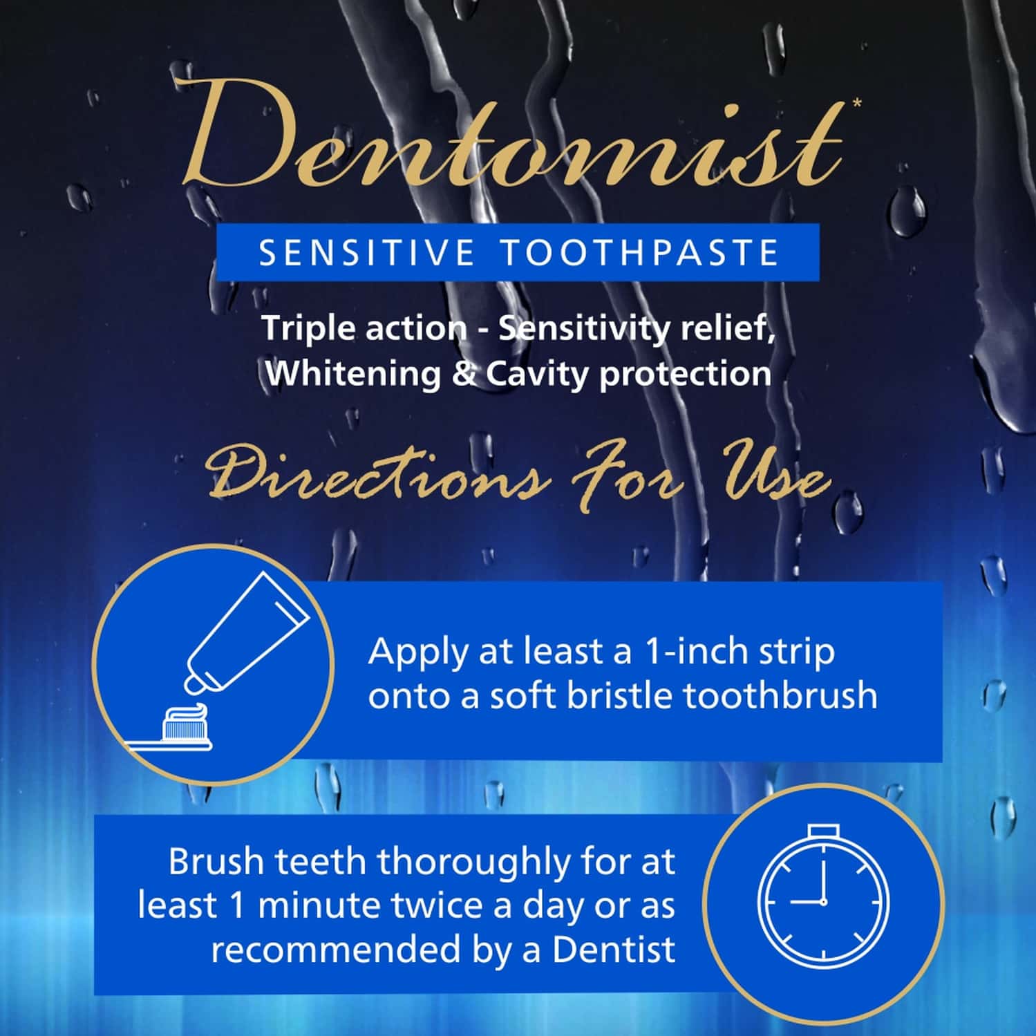 Buy DENTOMIST SENSITIVE TOOTHPASTE 50 GM | PARABEN FREE | COMPLETE ...