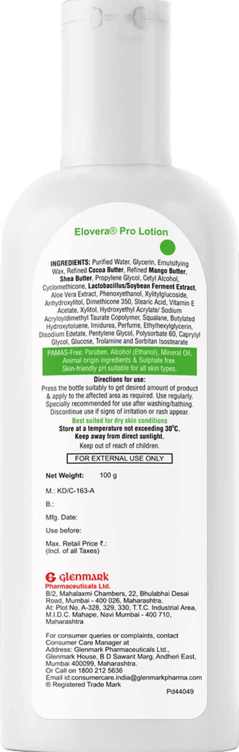 Buy ELOVERA PRO LOTION 100G Online & Get Upto 60% OFF at PharmEasy